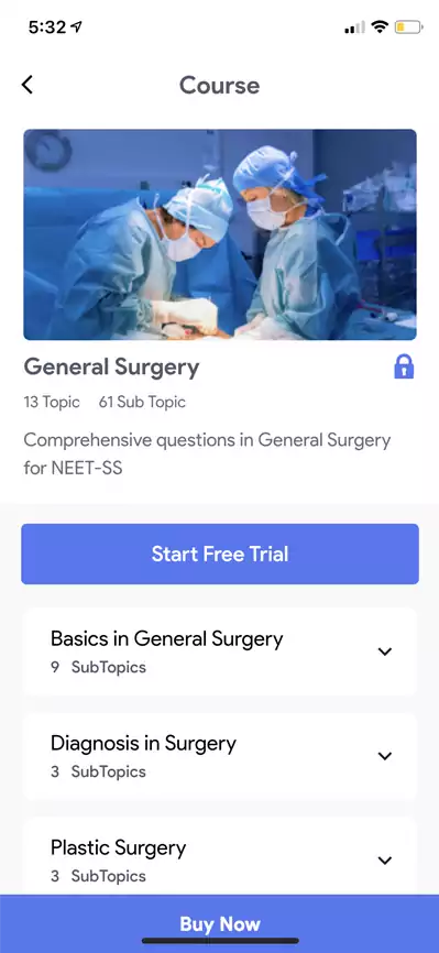 Premium App for Complete NEET SS preparation